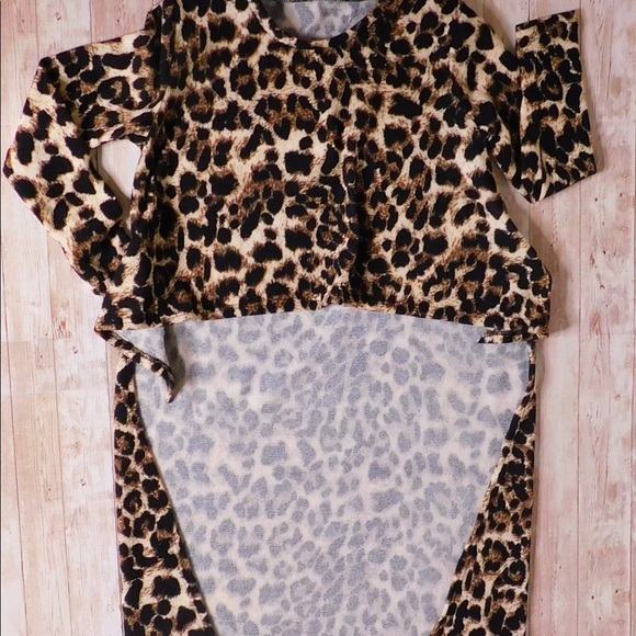 Shirts & Tops | Girls Leopard Print Cape Shirt | Poshmark